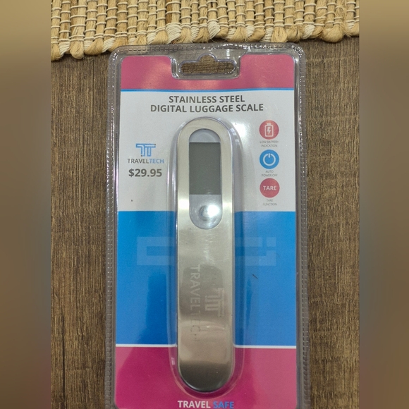 TravelTech | Other | Traveltech Stainless Steel Digital Luggage Scale ...